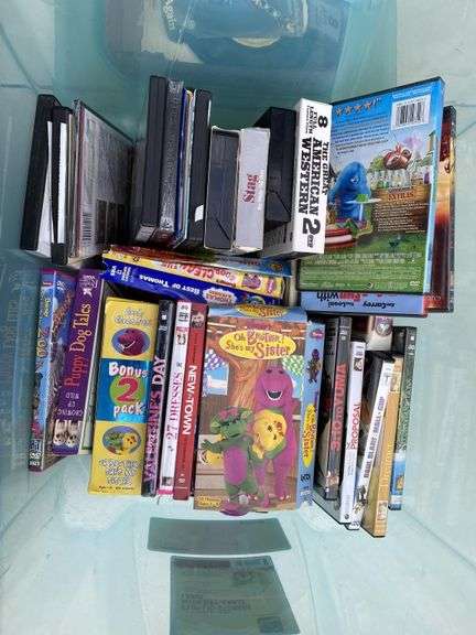 VHS tapes and DVDs - Legacy Auction Company