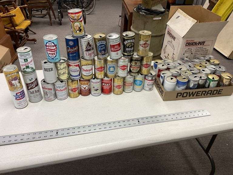 Collector beer cans - Legacy Auction Company