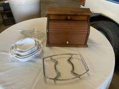 Bread box, Corning Ware - Legacy Auction Company