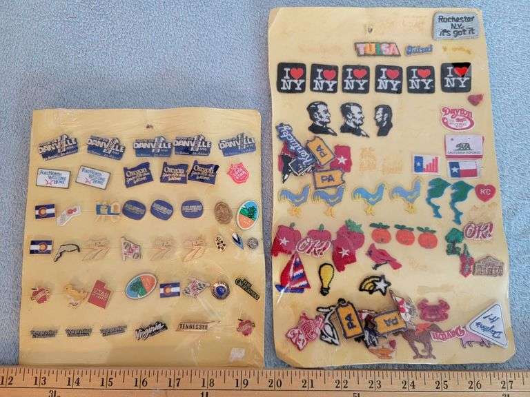 Various Pinbacks & Patches - Legacy Auction Company