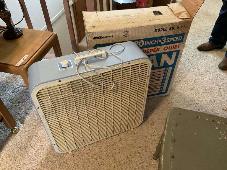 Vintage Kmart box fan with original box - Legacy Auction Company