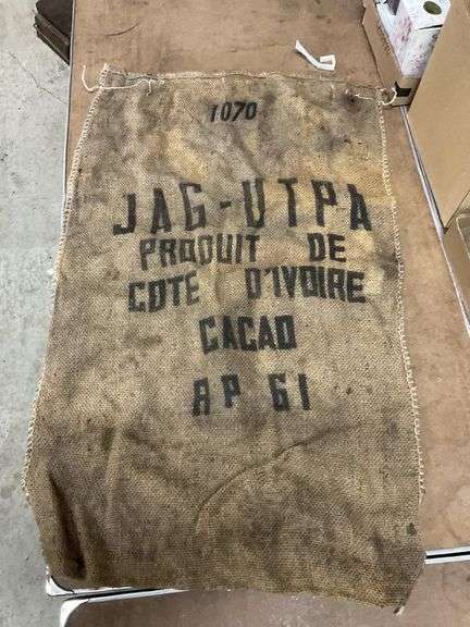 Burlap feed sacks - Legacy Auction Company