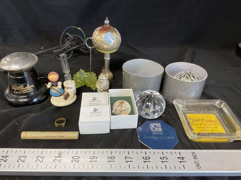 Swarovski cello, paperweight, misc. - Legacy Auction Company