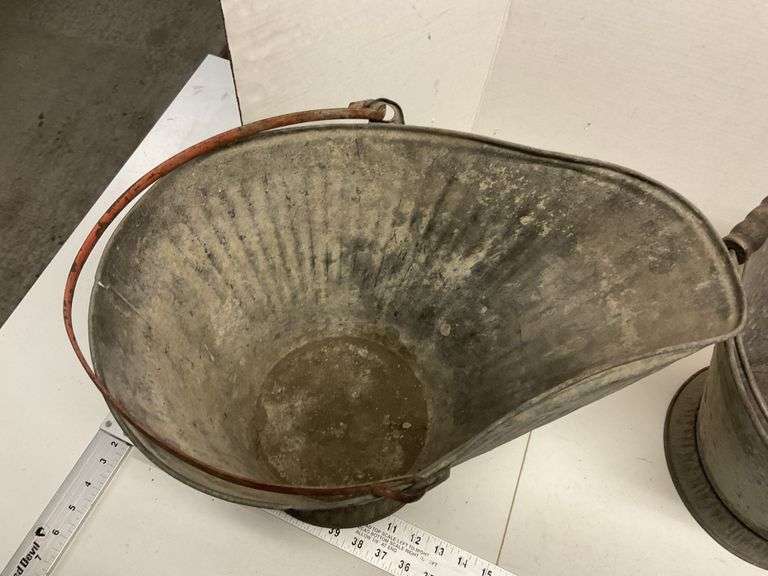 3 Coal buckets - Legacy Auction Company