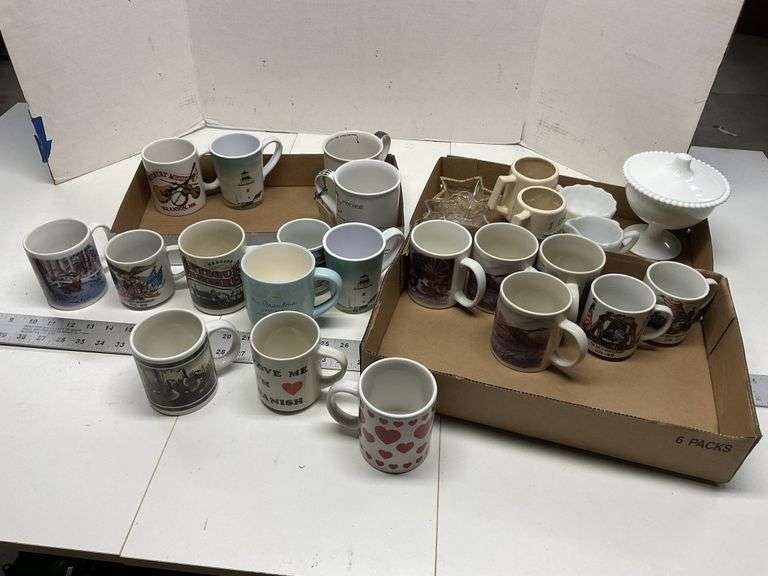 Assorted coffee mugs - Legacy Auction Company