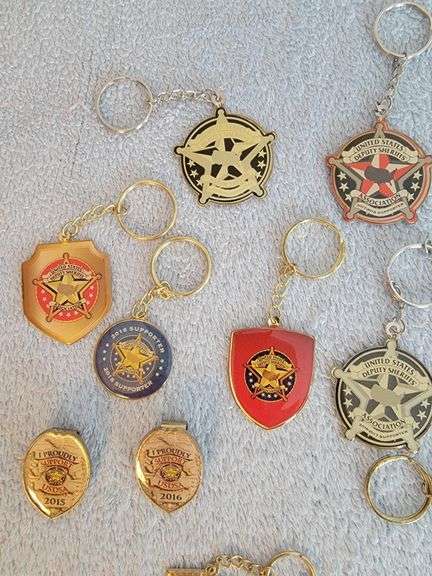 Various Key Chains (Some Law Enforcement) - Legacy Auction Company