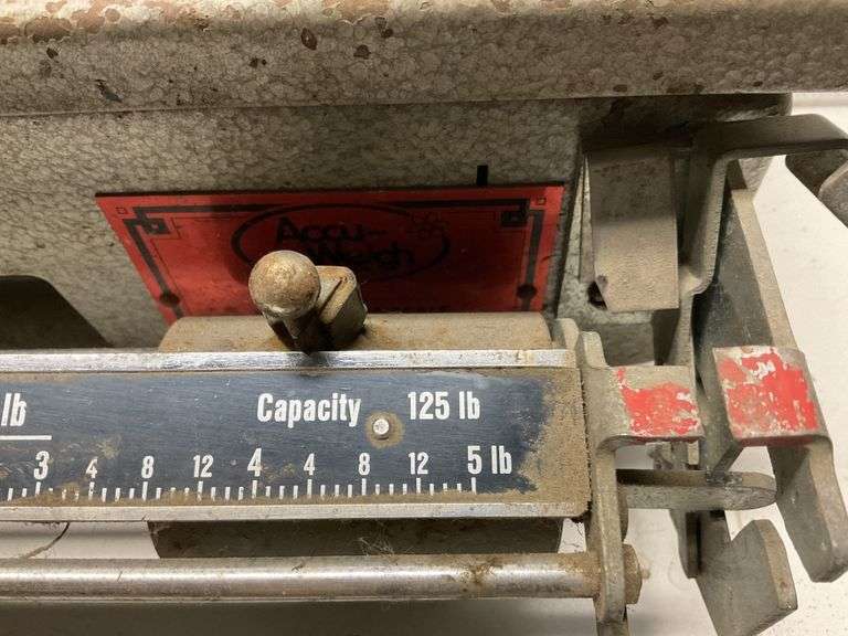 Accu-Weigh scale - Legacy Auction Company