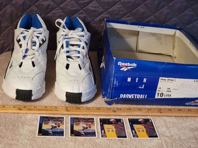 Vintage Reebok "Shaq Attaq II" Basketball Shoes - Legacy Auction Company