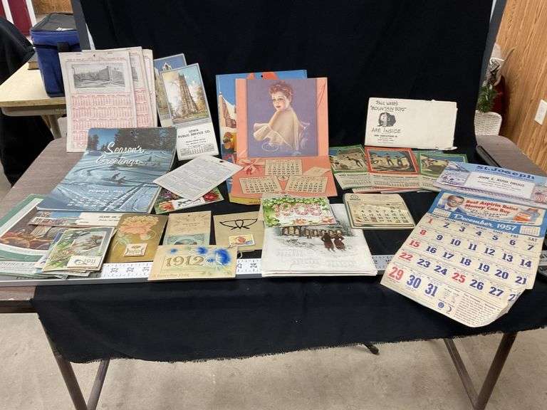 Vintage calendars - Legacy Auction Company