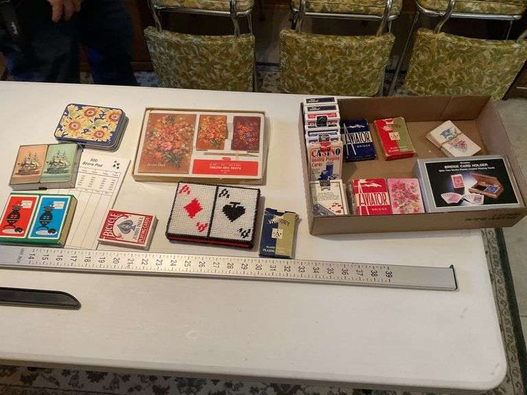 Assorted playing cards - Legacy Auction Company