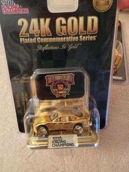 Racing Champions 24K Gold Plated Cars - 2 Have - Legacy Auction Company