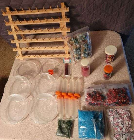 Foldable "June Taylor" Wooden Thread Spool Holder - Legacy Auction Company