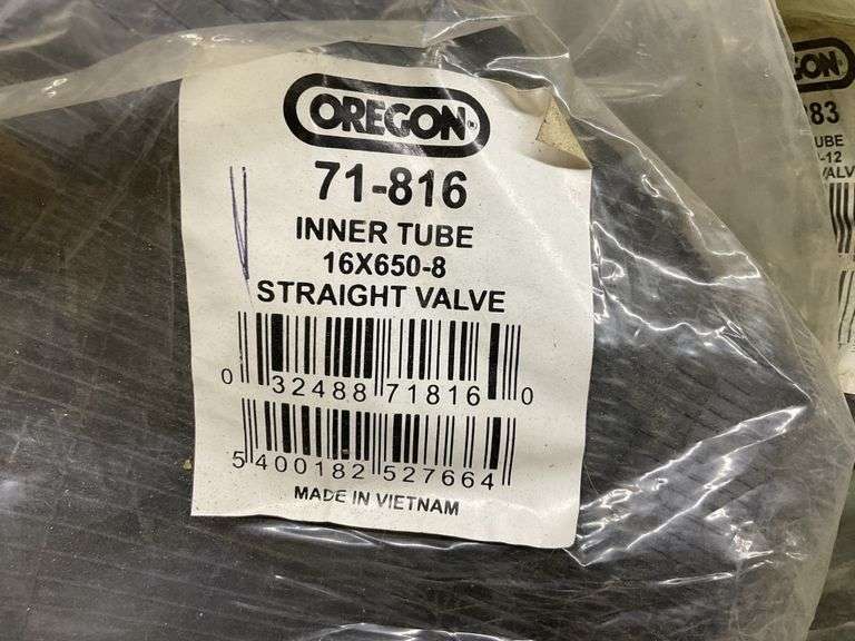 Oregon Lawnmower inner tubes - Legacy Auction Company