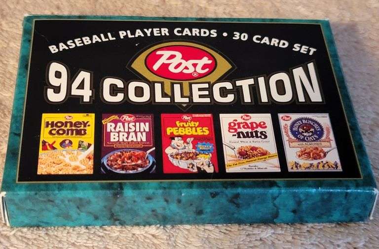 1994 "Post" Baseball Card Collection (Complete - Legacy Auction Company