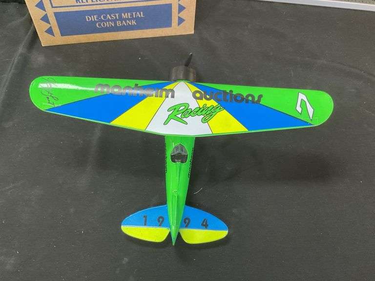 1929 Lockheed Xpress replica airplane bank - Legacy Auction Company