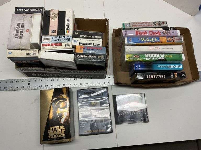DVDs and VHS tapes - Legacy Auction Company