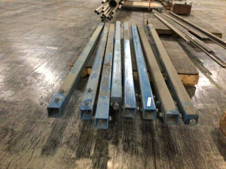8- Square steel tubing 3”x 8’ - Legacy Auction Company