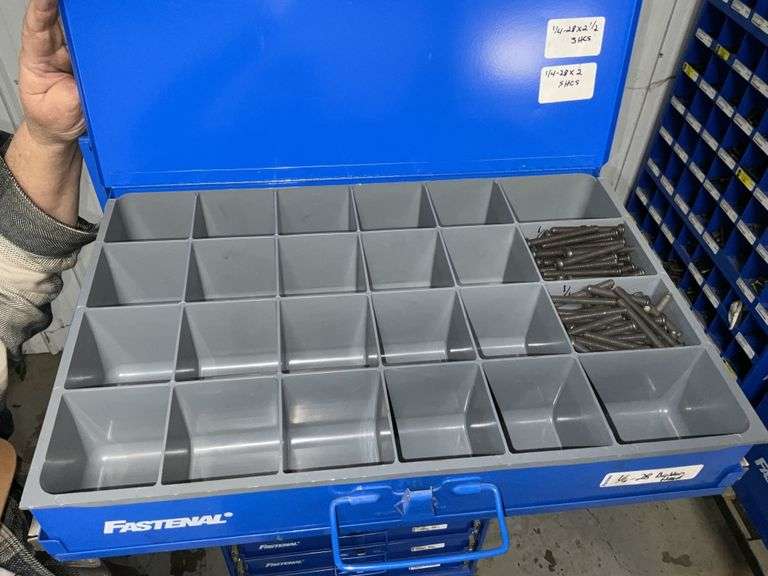 1 Fastenal organizer with hardware - Legacy Auction Company