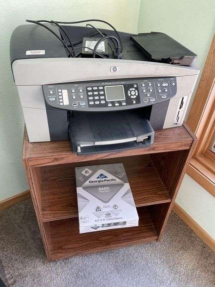 HP OfficeJet 7310 all-in-one copier, stand - Legacy Auction Company