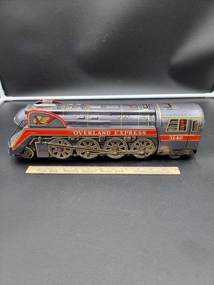 Vintage Tin Toy Train - Overland Express 3140 Made In Japan - Legacy ...