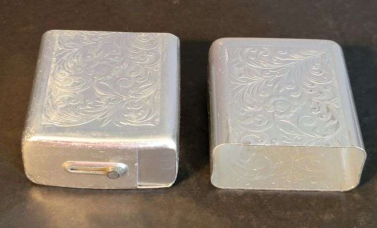Vintage Aluminum Cigarette Case w/ Engraving - Legacy Auction Company