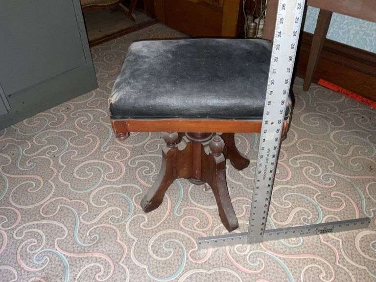 Antique organ stool - Legacy Auction Company