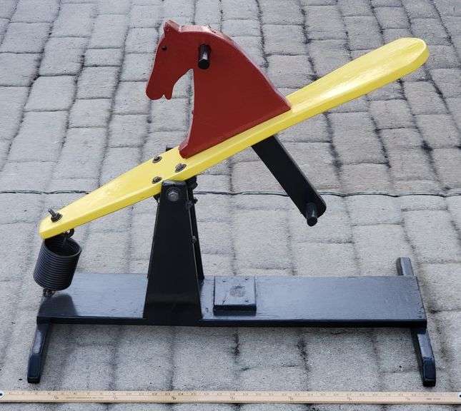 Vintage Restored Child's Spring Rocking Horse - Legacy Auction Company