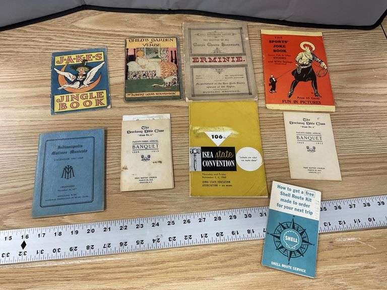 Vintage booklets - Legacy Auction Company