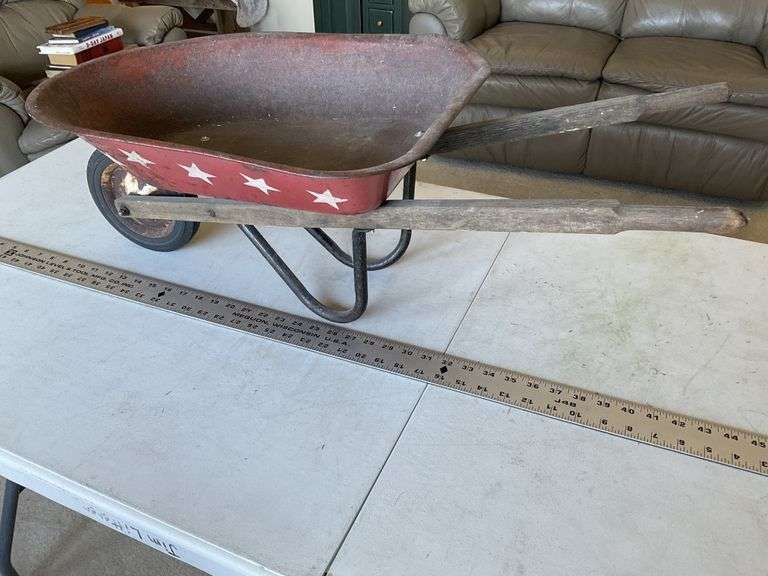 Vintage small wheel barrow - Legacy Auction Company