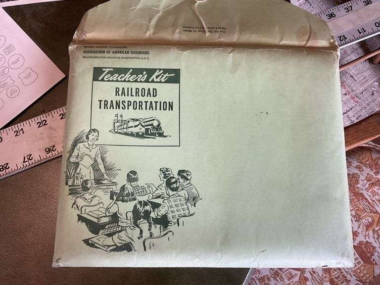 Teachers kit Railroad Transportation - Legacy Auction Company
