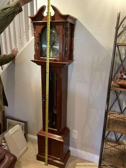 Grandmother clock 74 inches tall - Legacy Auction Company