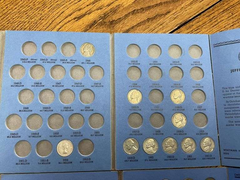 Jefferson nickel books - Legacy Auction Company