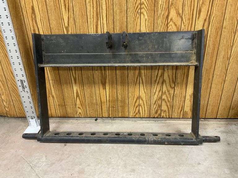 Kabota draw bar/3 point weight bracket - Legacy Auction Company