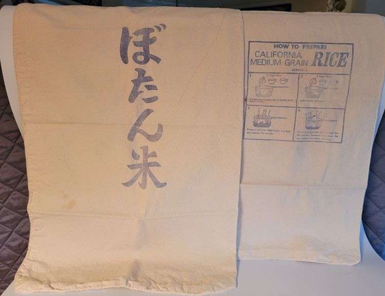 "2" Large Size Rice Bags - Legacy Auction Company