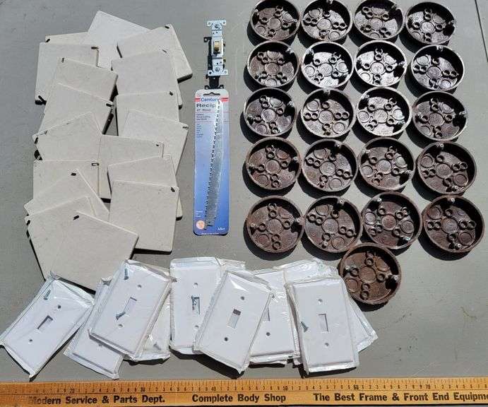 Electrical Junction Box Plates, Switch Plates, - Legacy Auction Company