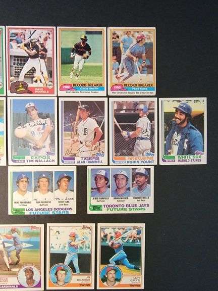 Topps 1981,1982 & 1983 Baseball Cards - Legacy Auction Company