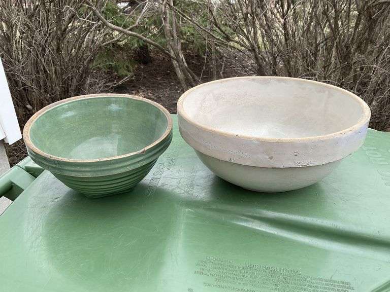 Red Wing bowl, - Legacy Auction Company