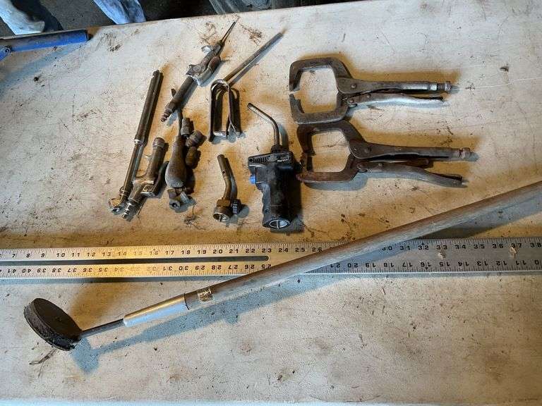 Air accessories, torch ends, welding clamps and magnet on a stick ...
