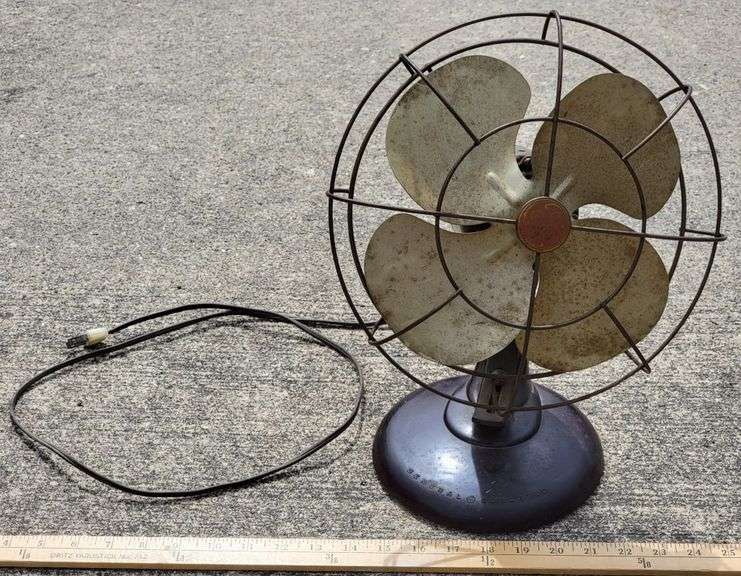 Vintage "GE" Oscillating Fan "Works) - Legacy Auction Company
