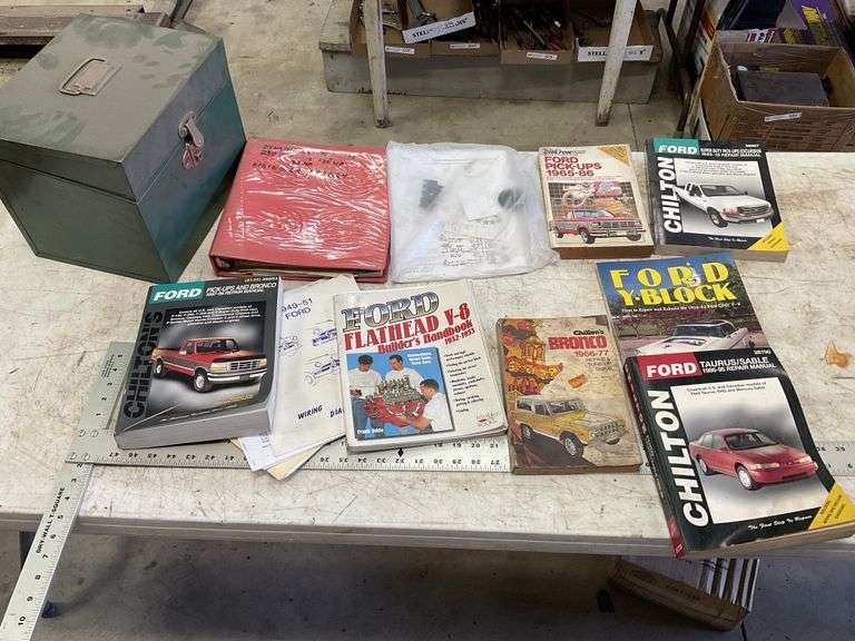 Ford books with file box - Legacy Auction Company