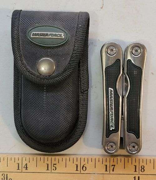 Masterforce Multi-Plier Pocket Tool w/ Sheath - Legacy Auction Company
