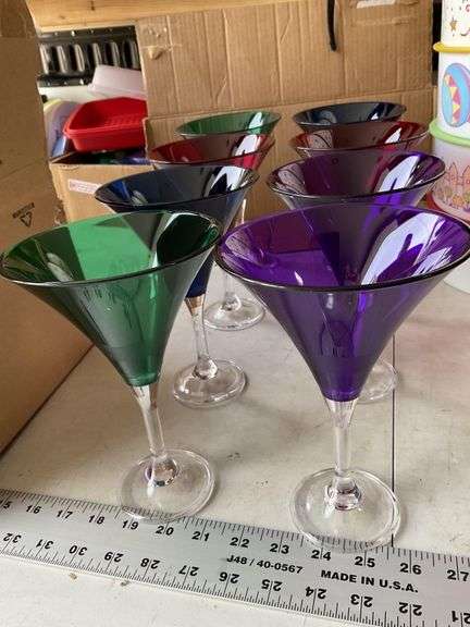 Tupperware martini glasses - Legacy Auction Company