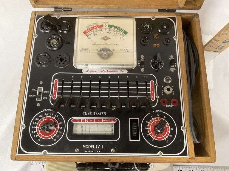 Vintage tube tester - Legacy Auction Company