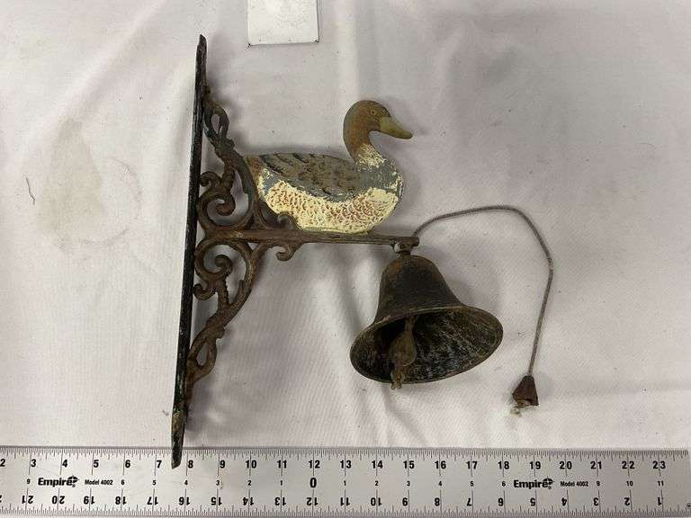 Cast iron duck bell - Legacy Auction Company