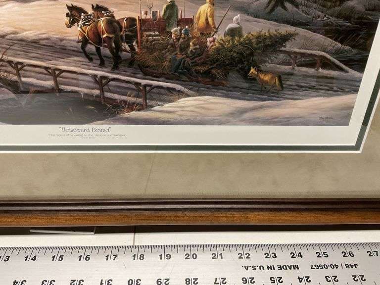 Terry Redlin Homeward Bound print - Legacy Auction Company
