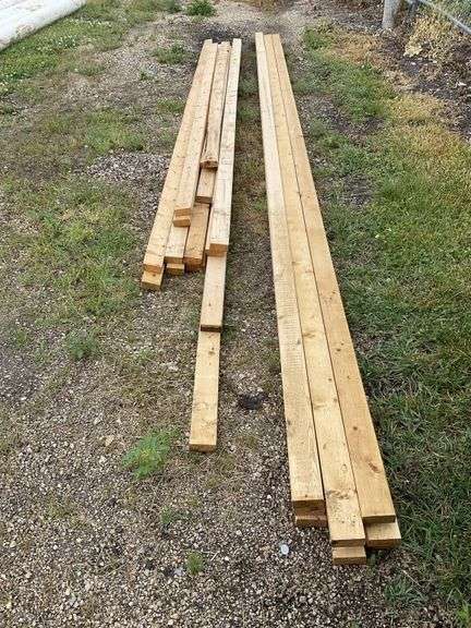 Assorted 2x4 lumber - Legacy Auction Company