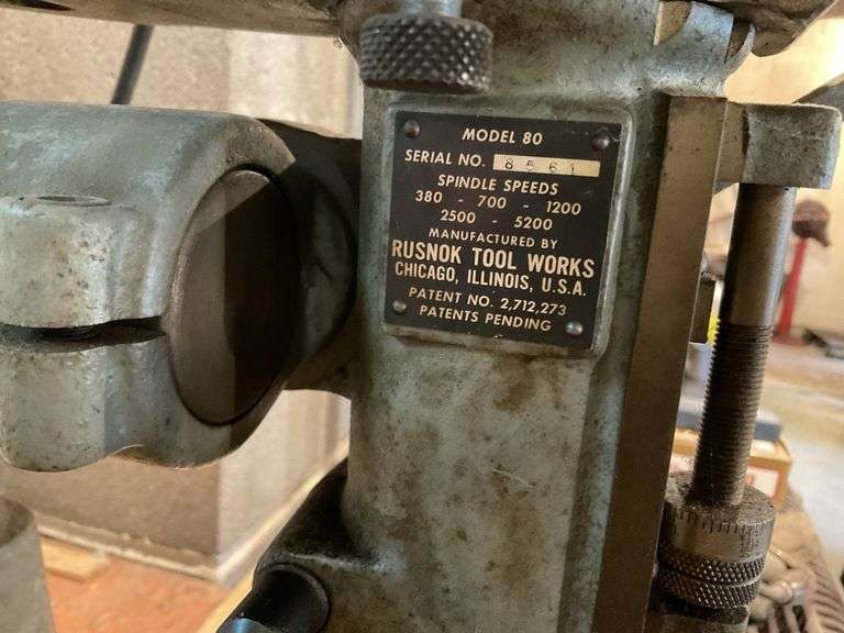 Rusnok Milling machine - Legacy Auction Company