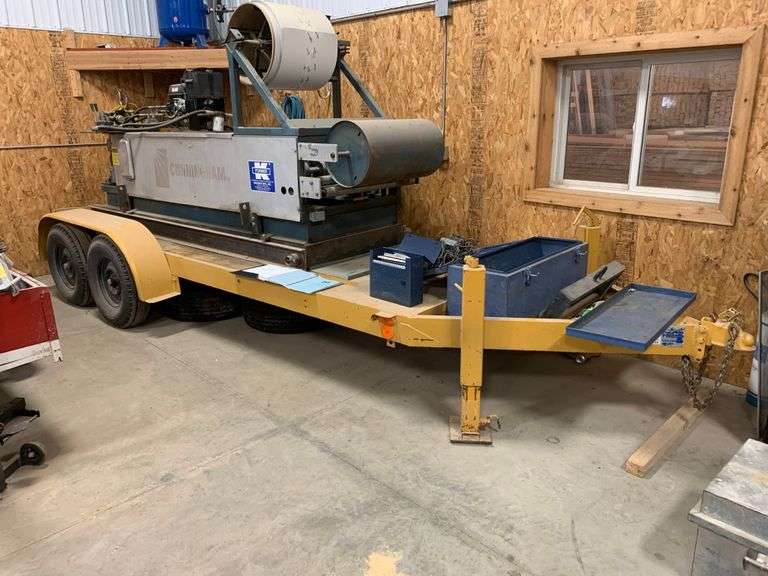 Knudson MFG Model KR-12C Standing seam roll former on trailer - Legacy ...