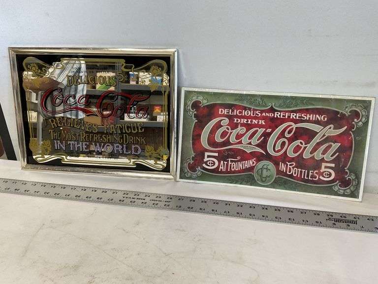 Coca Cola signs - Legacy Auction Company