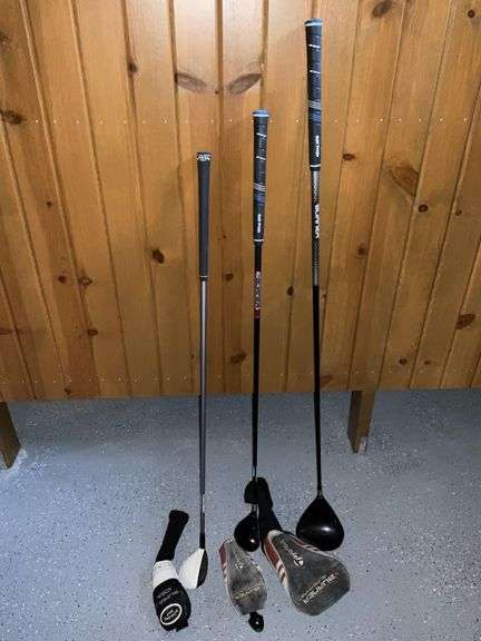 Taylormade driver, 3 wood-senior shaft, Adams 5 - Legacy Auction Company